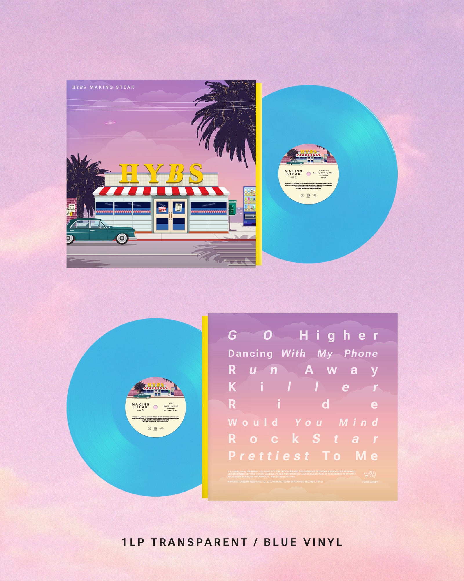 HYBS - Making Steak (2025 Edition with Poster) [PRE-ORDER, Colored Vin