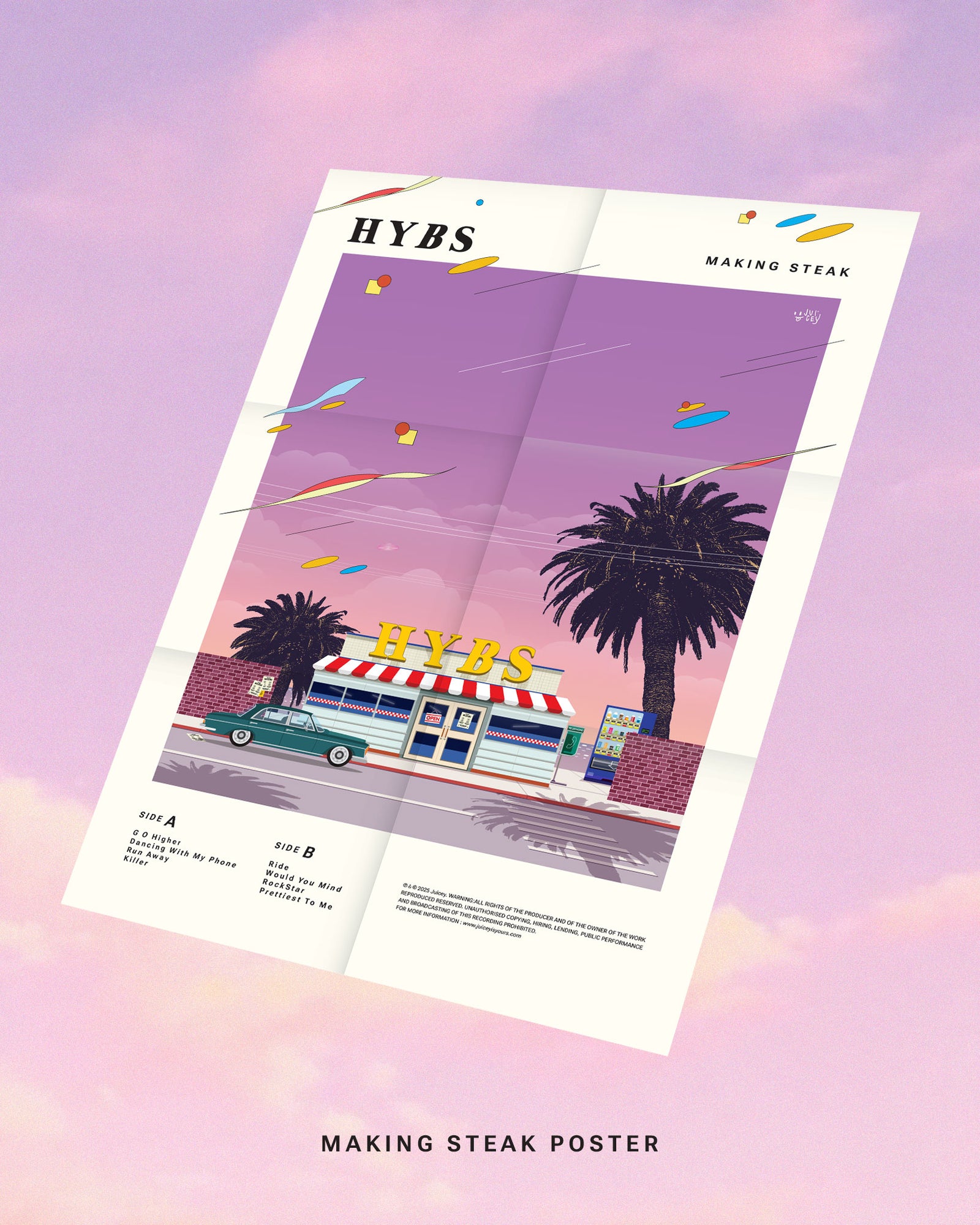 HYBS - Making Steak (2025 Edition with Poster) [PRE-ORDER, Colored Vin